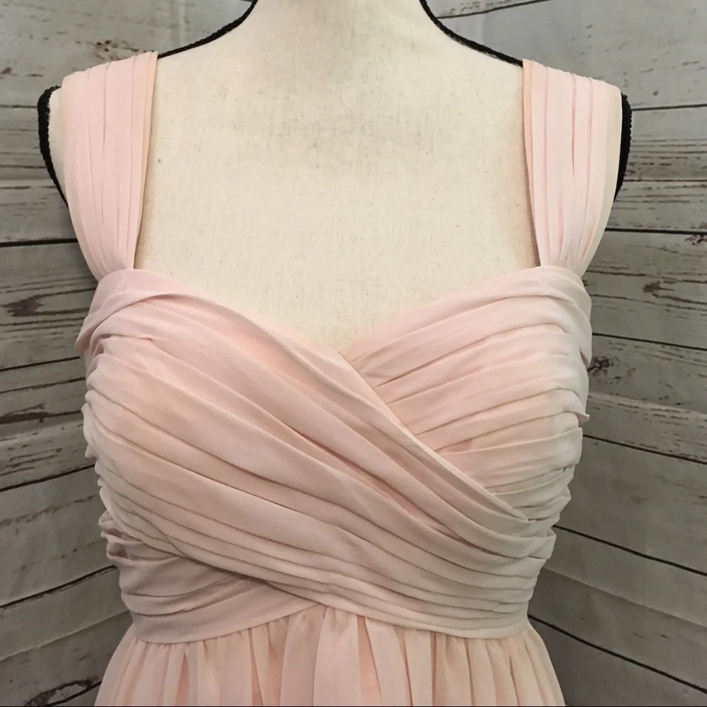 Bill Levkoff | Dresses | Bill Levkoff Blush Pink Midi Dress | Poshmark